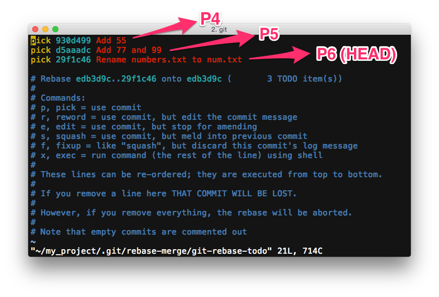 Rebase 互動模式 · Git